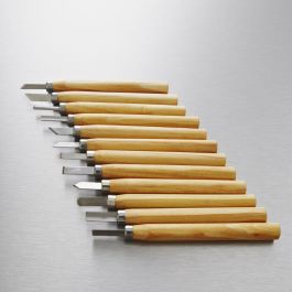 Jakar Wood Carving Mini Chisel Set with 12 Assorted Steel Blades | Buy ...
