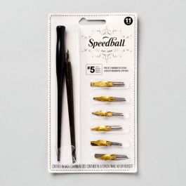 Speedball #5 Artist Pen Set of 5 | Cass Art Qatar